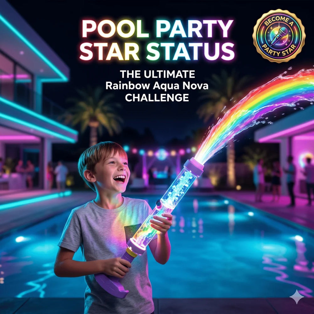 🌈 Glowing Rainbow LED Water Blaster | Summer Fun That Pops Like Magic ...
